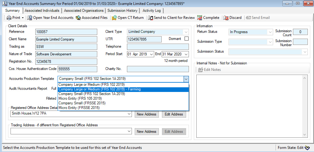 Cloning Accounts Production Templates for Customisation – BTCSoftware